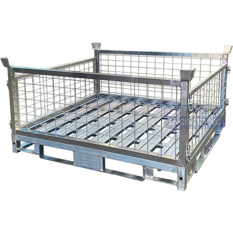 Steel Pallet Cage 1000Kg WLL (Half Size) | Stillage Cages | Pallet ...